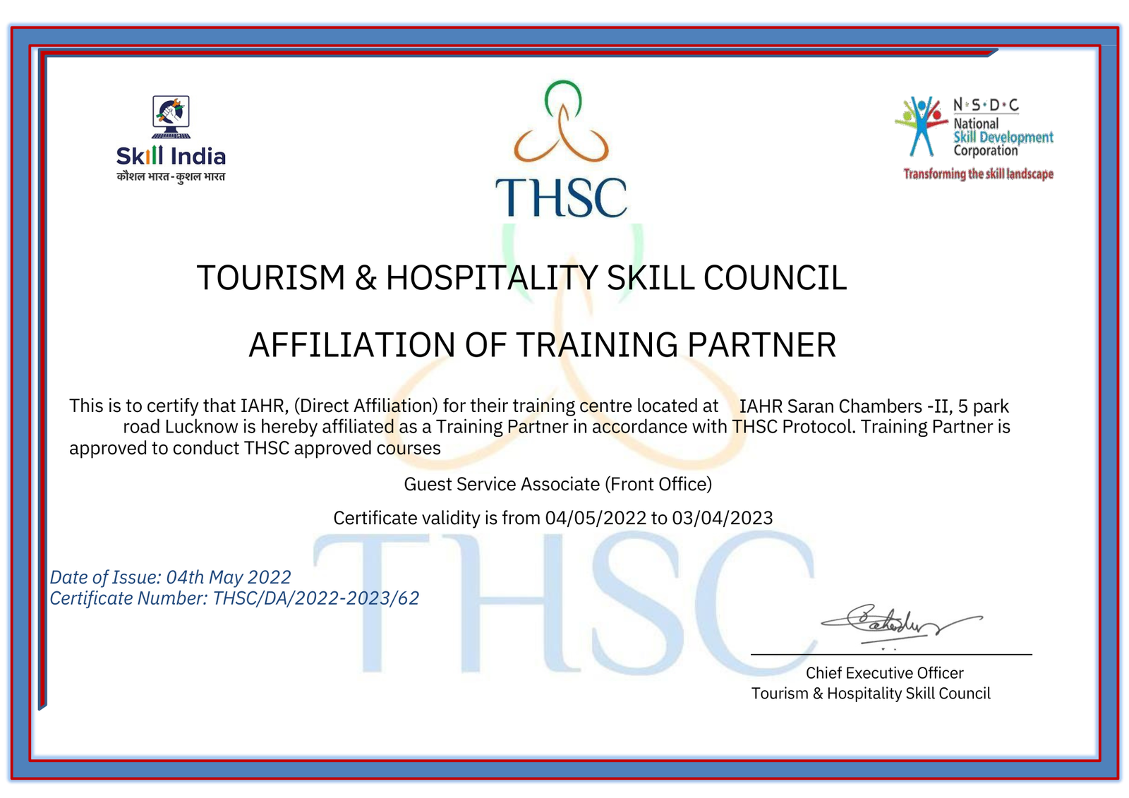 Institute of Aviation Hospitality And Retail | IAHR Lucknow